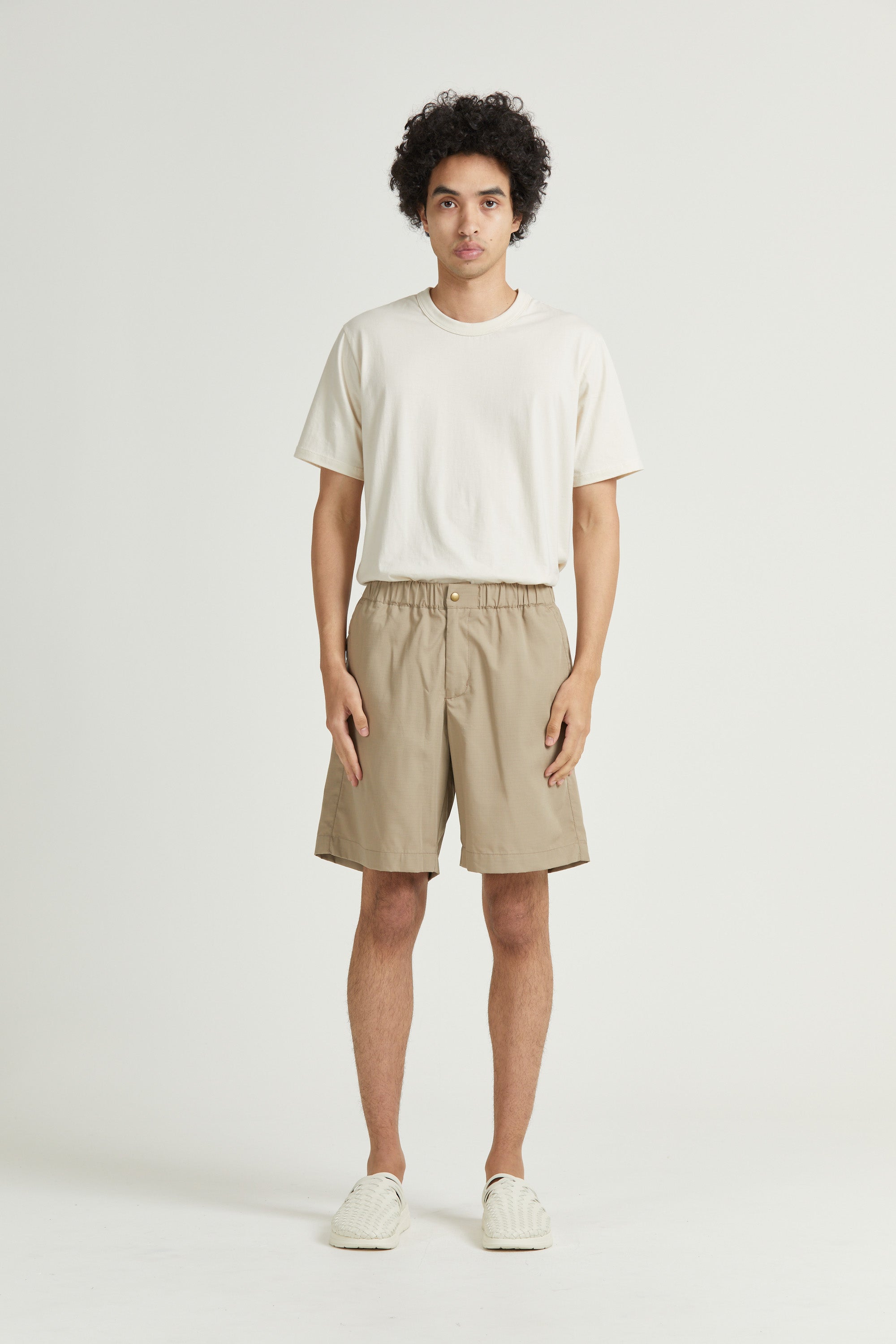 Circuit Shorts, Ripstop, Beige – HANDSOM
